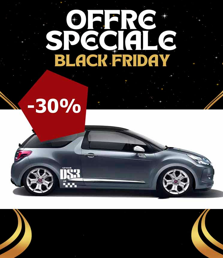 Kit déco Citroen DS3 Racing - Stickers déco – PRSmotorsport.com