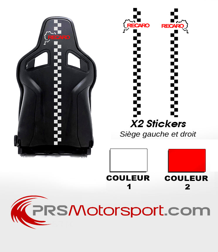 Stickers RECARO NURBURGRING pour siège baquet - PRSmotorsport ...