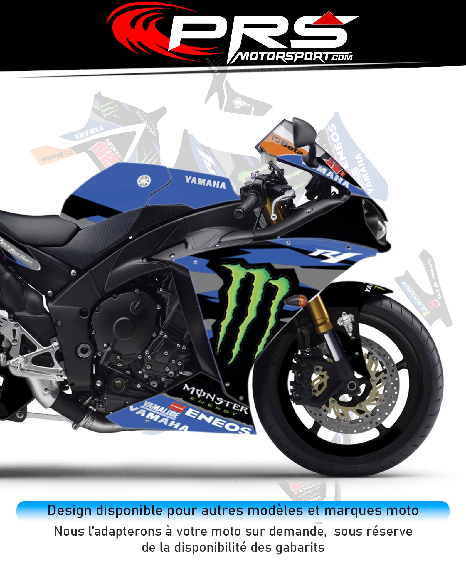 KIT déco YAMAHA R1 MOTO GP 2023 – PRSmotorsport.com