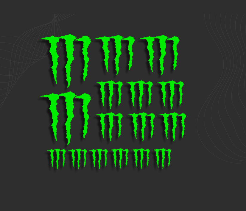 KIT stickers MONSTER ENERGY | Autocollant moto – PRSmotorsport.com